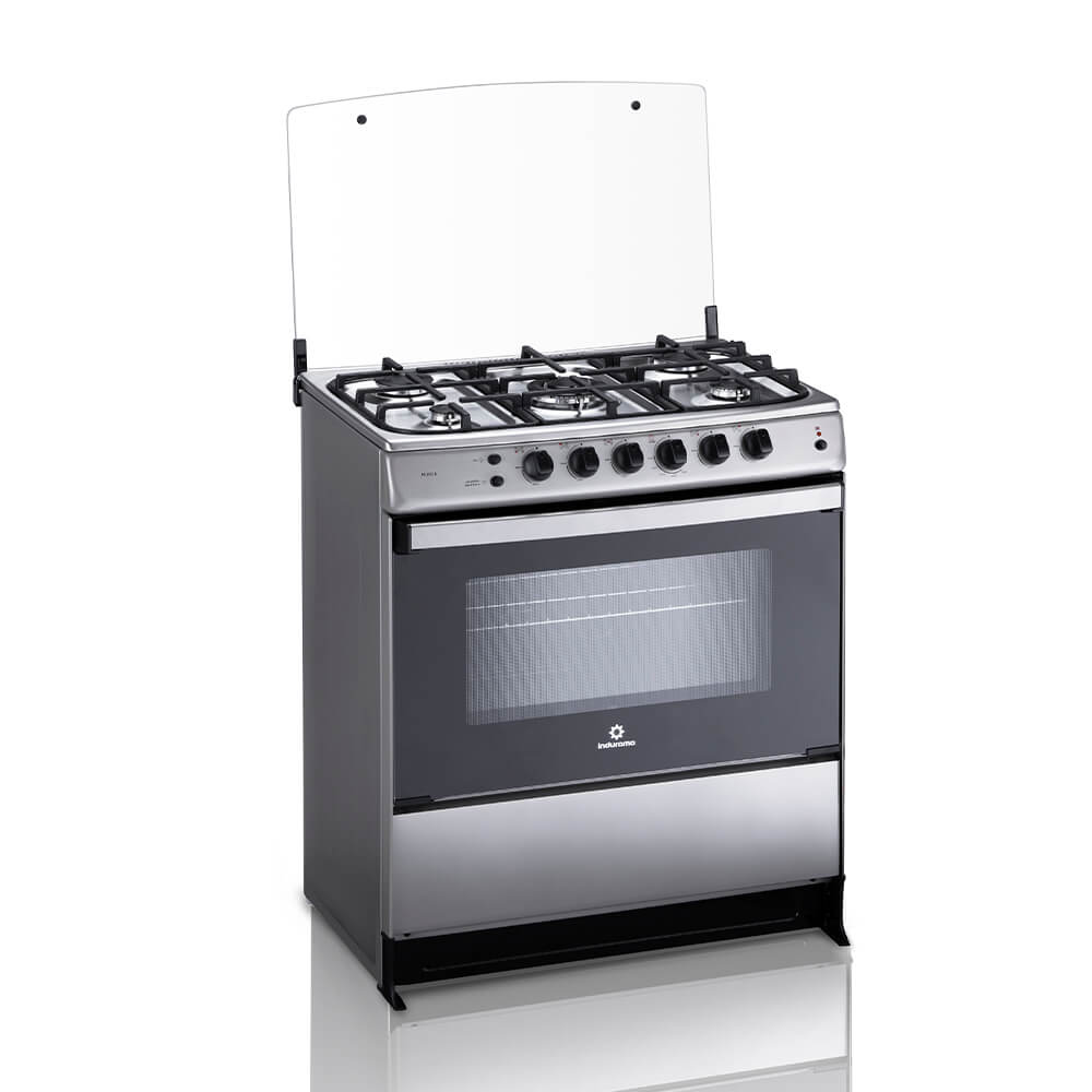 Estufa de Piso Indurama Dual Natural / Propano Murcia 30000976 Gris ...