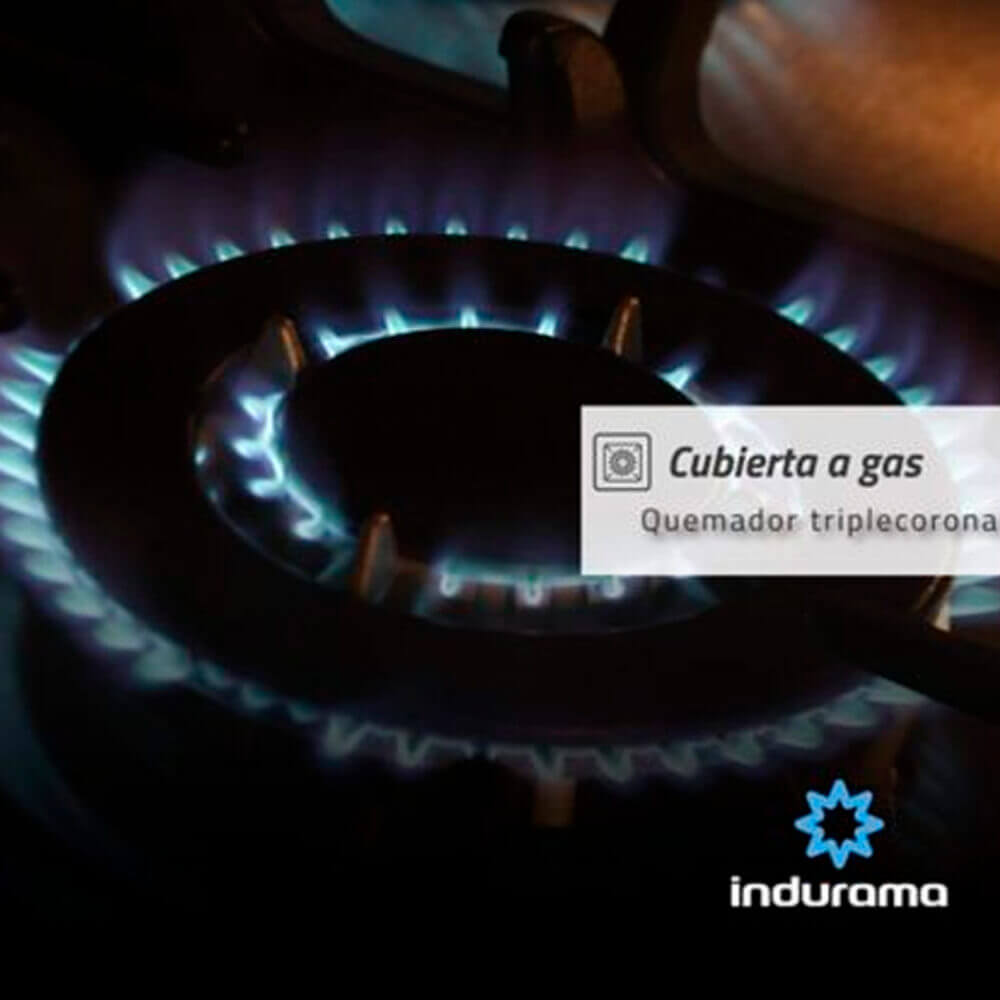 Estufa de Empotrar Indurama Dual Natural / Propano EN8006 Inox – Tienda ...