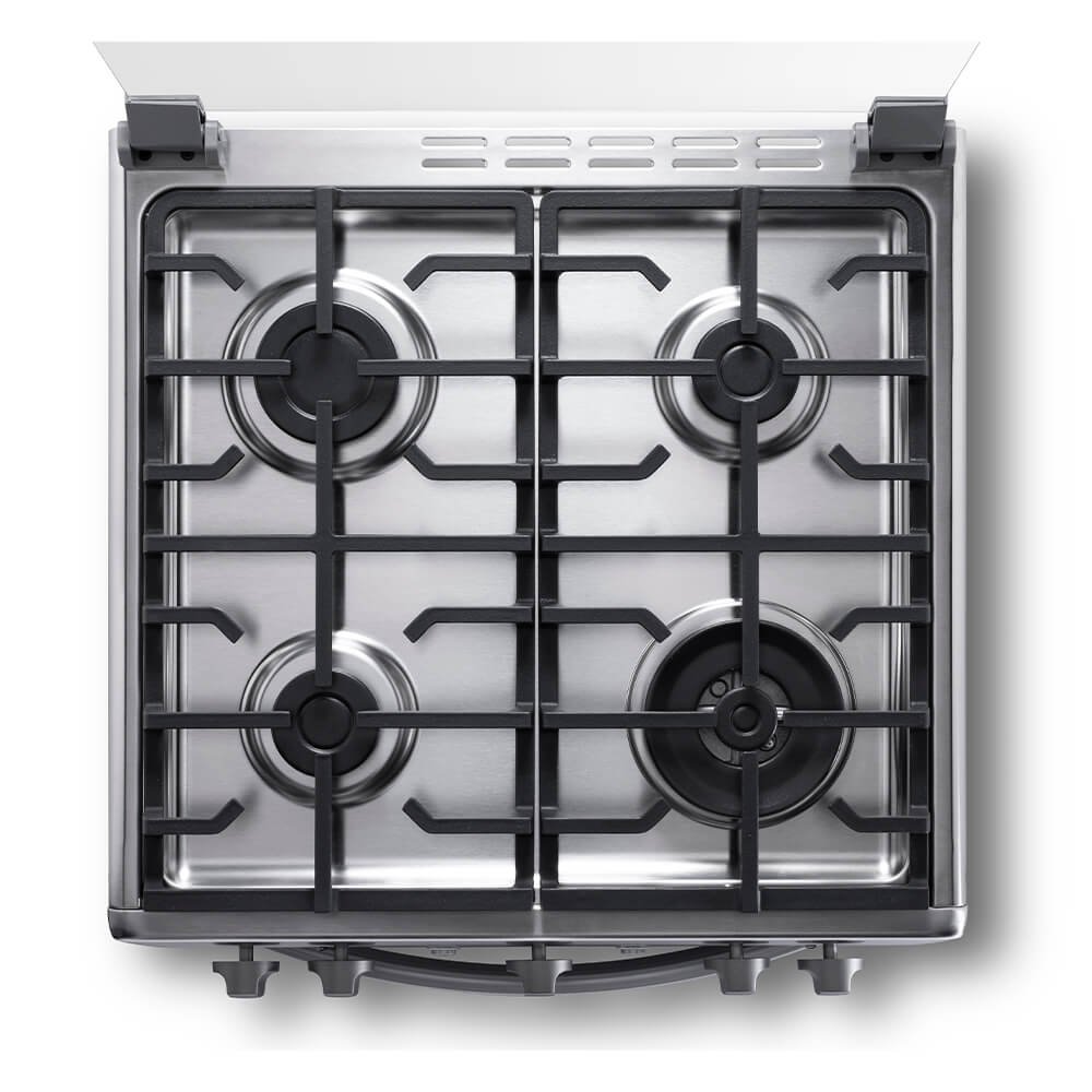 Estufa de Piso Indurama Dual Natural / Propano Modena 30000900 Inox ...