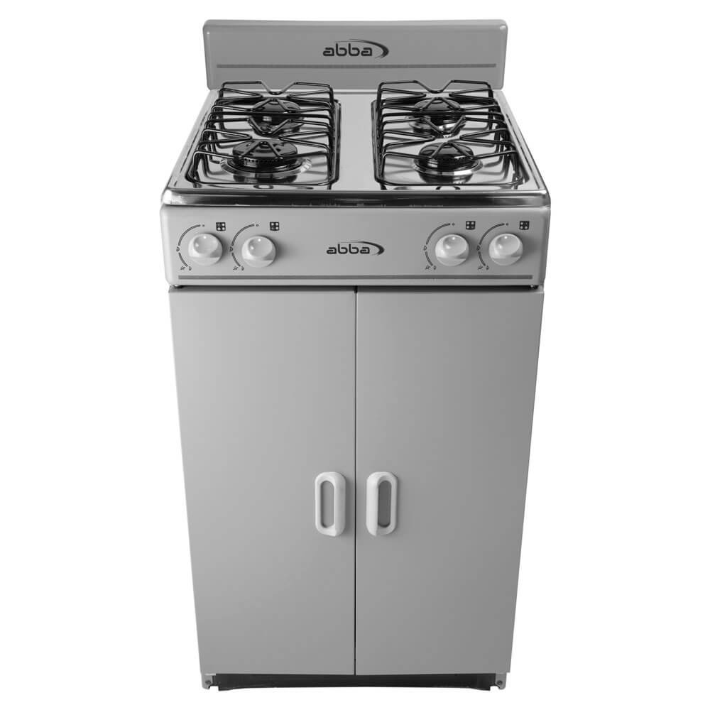 Estufa de Piso Abba Gas Natural AT100-5-QL-N Negro - Tienda Innovar